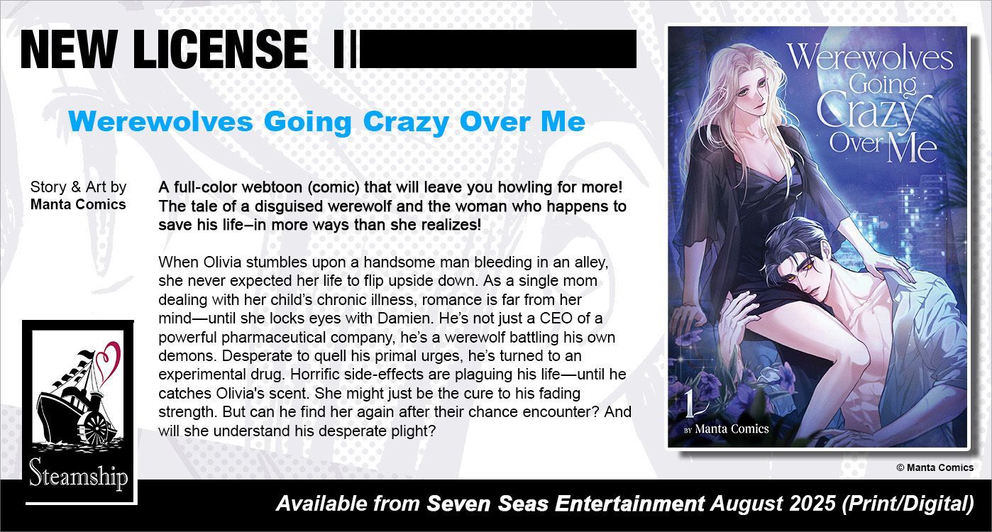 Seven Seas licenses WEREWOLVES GOING CRAZY OVER ME