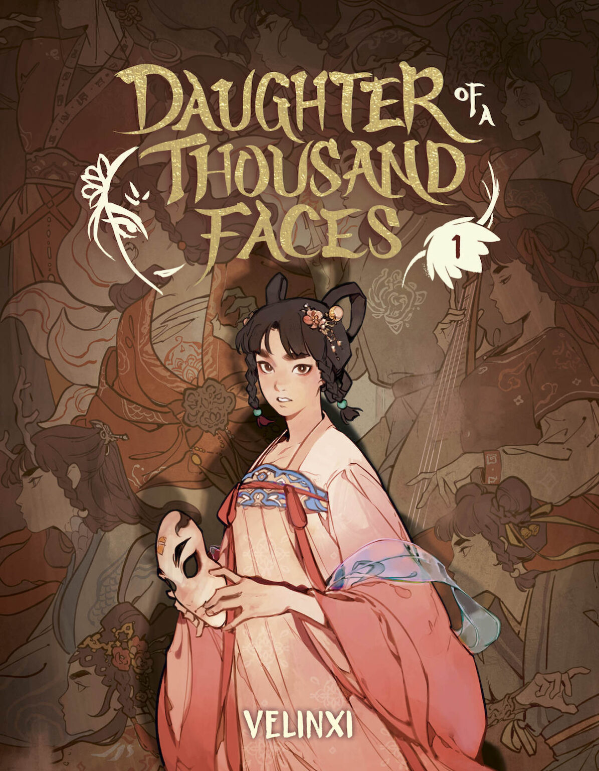Cover Reveal: Velinxi's DAUGHTER OF A THOUSAND FACES, VOL. 1 comes to print