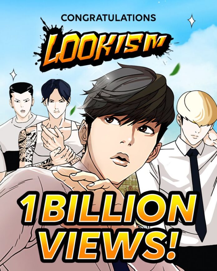 Taejun Pak's LOOKISM surpasses 1 billion views on Webtoon